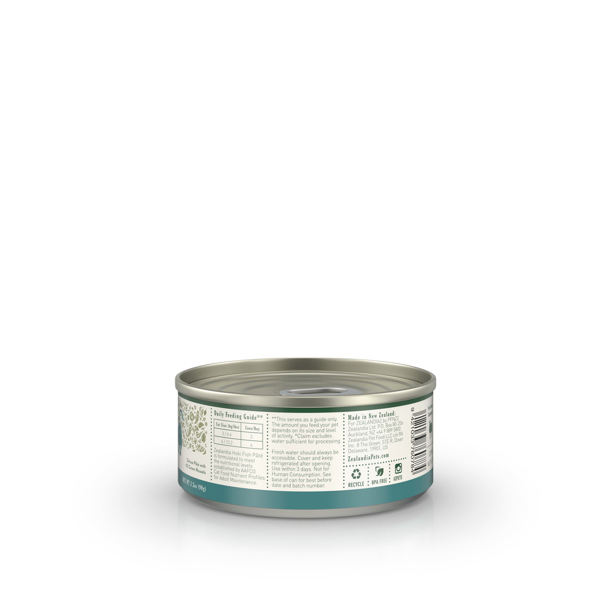Zealandia Hoki Fish Pâté Wet Cat Food (USA) Exp. Mar-26 – Zealandia ...